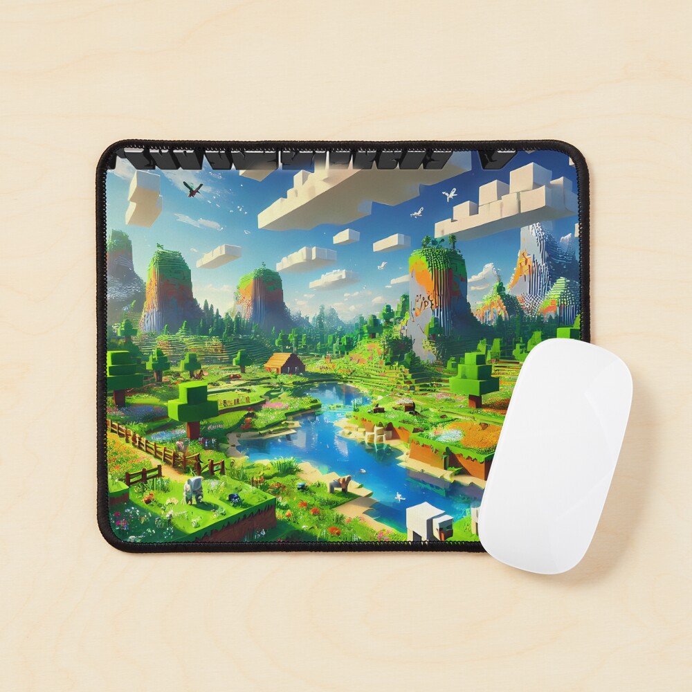 "Minecraft world rendering biome plain" Poster by Psychacharm | Redbubble