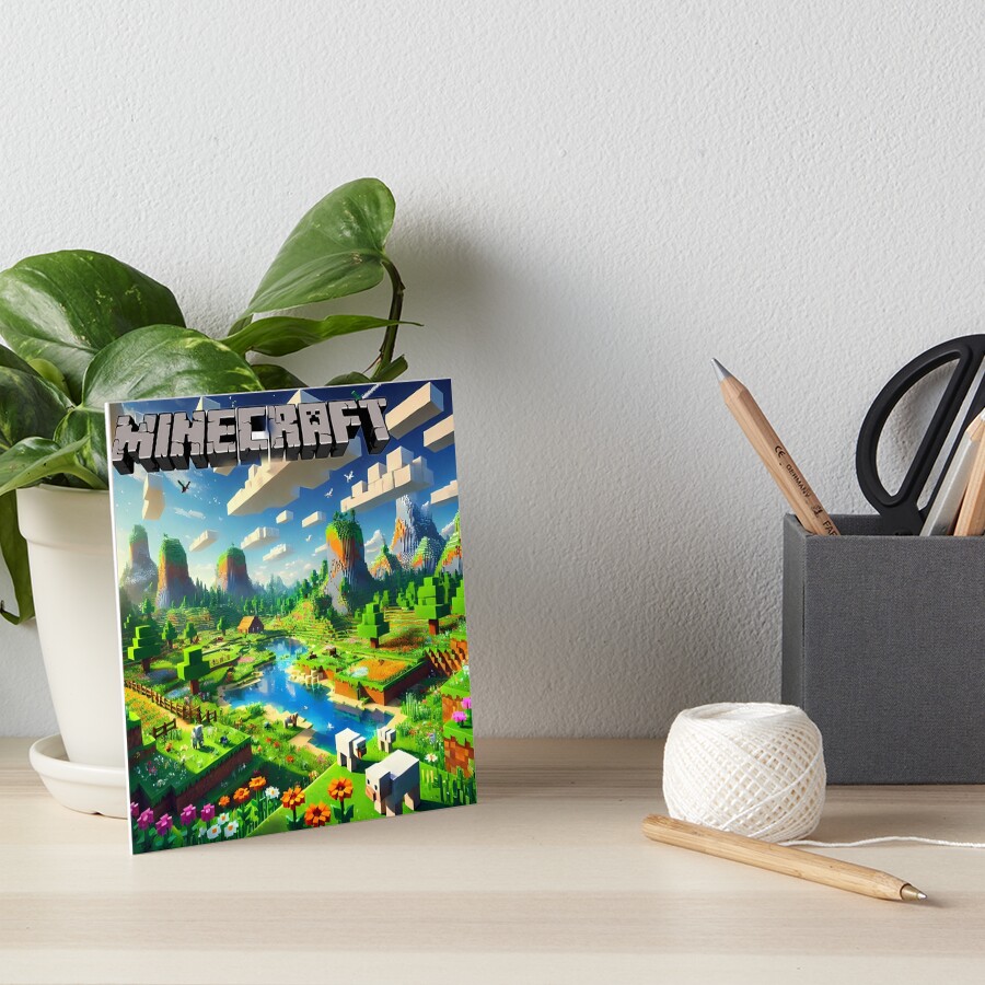 "Minecraft world rendering biome plain" Poster by Psychacharm | Redbubble