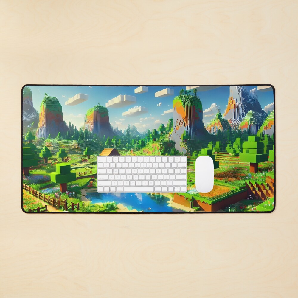 "Minecraft world rendering biome plain" Poster by Psychacharm | Redbubble