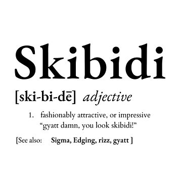 "Skibidi Definition Classic Design" Essential T-Shirt for Sale by ...