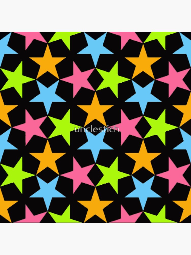 "Pastel Gothic Neon Stars" Poster for Sale by unclestich | Redbubble