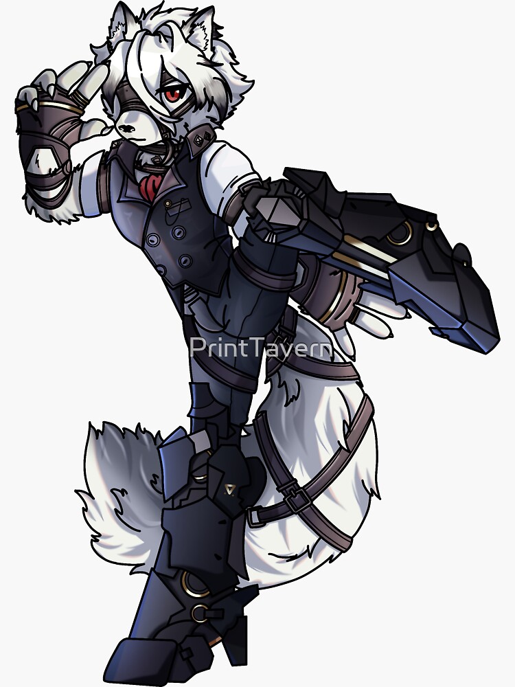 "Von Lycaon Zenless Zone Zero " Sticker for Sale by PrintTavern | Redbubble