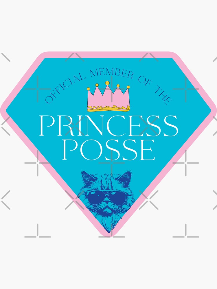 "Princess Posse (badass Donut logo)" Sticker for Sale by lauralightsong ...