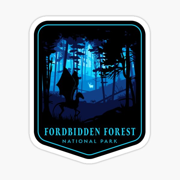 "Forbidden Forest National Park" Sticker for Sale by Hanneliza | Redbubble