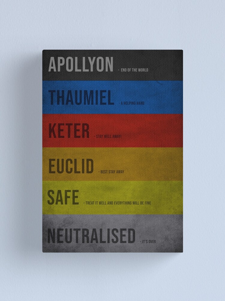 "SCP CLASSES" Canvas Print for Sale by SCPillustrated | Redbubble