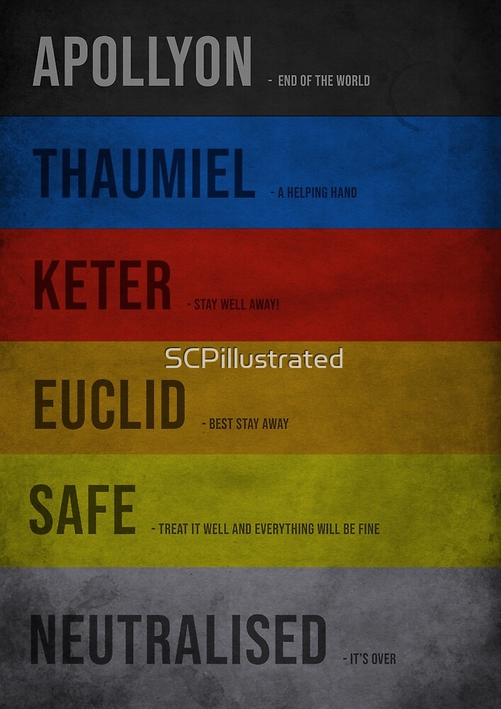 "SCP CLASSES" by SCPillustrated | Redbubble