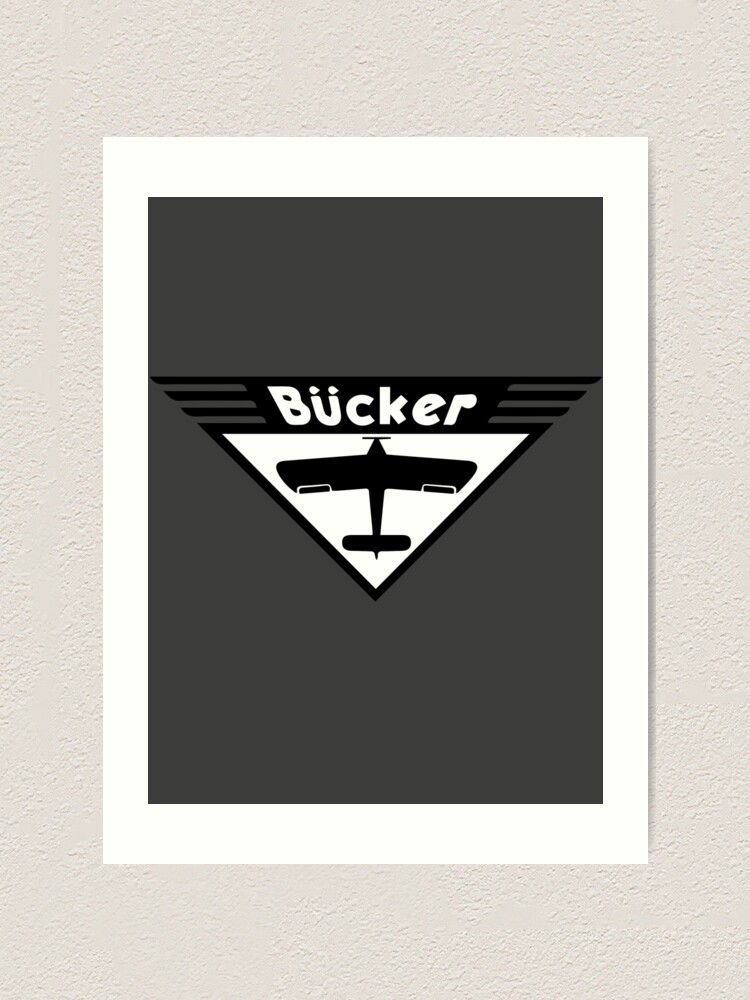 "Bücker Flugzeugbau Logo" Art Print by warbirdwear | Redbubble