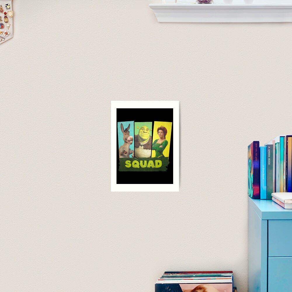 "Shrek Squad Dreamworks Animation Official Movie Prom" Poster for Sale ...