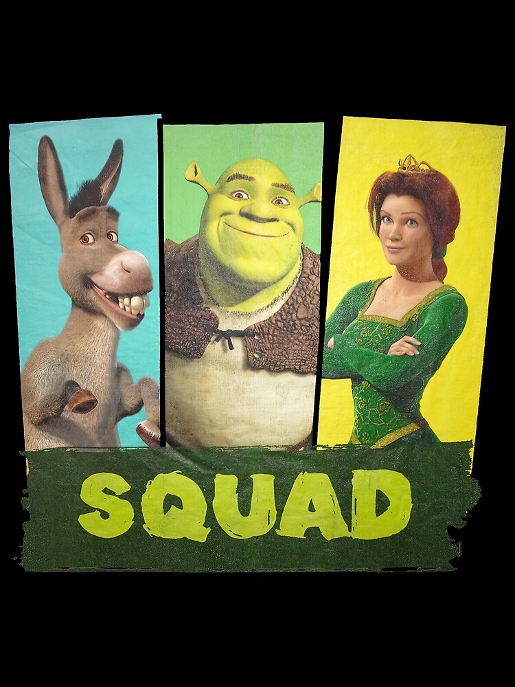 "Shrek Squad Dreamworks Animation Official Movie Prom" Poster for Sale ...