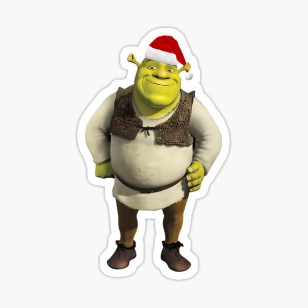 "Shrekmas A Swamp-Tacular Christmas Celebration" Sticker for Sale by ...