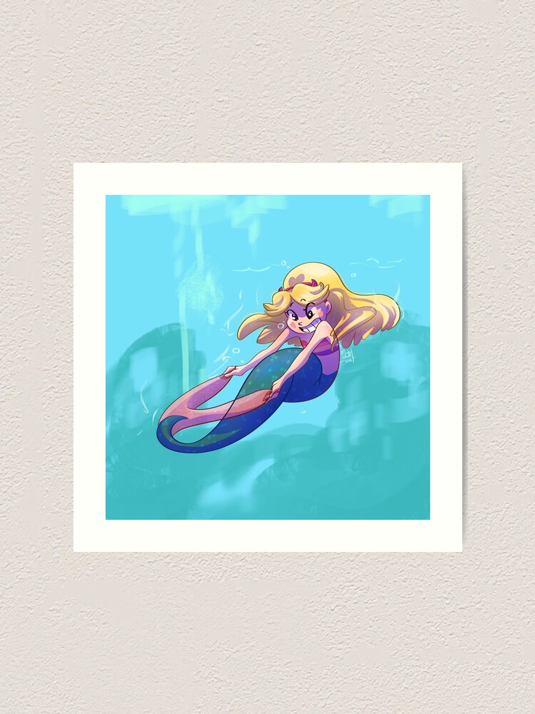 "Star Mermaid" Art Print by MahiStuff | Redbubble