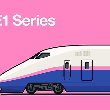 "E1 Series Shinkansen Bullet Train Side" Sticker for Sale by ...