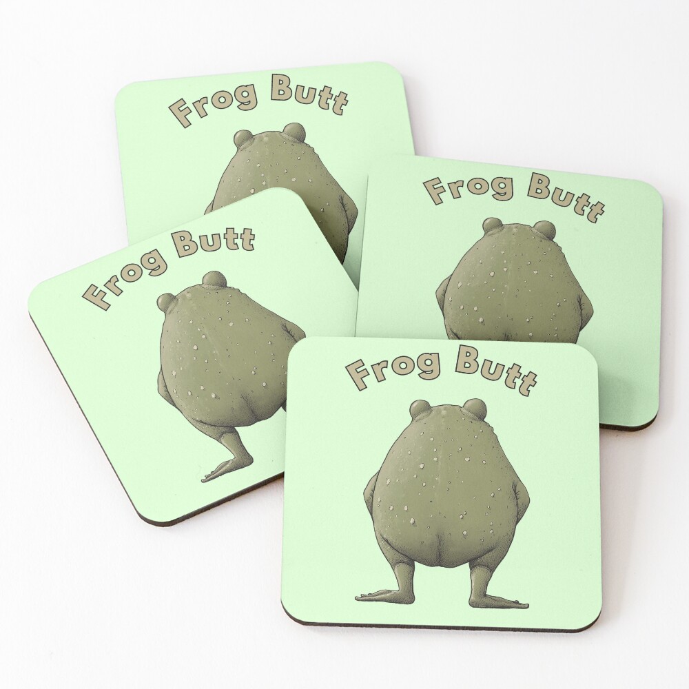 Frog Butt Frog Ass Frog Butt Funny Frog Meme Sticker By 0575