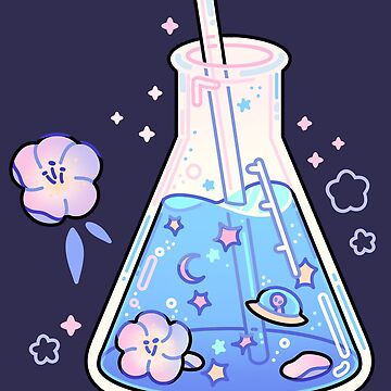 "Pastel beaker" Sticker by SilAchan | Redbubble