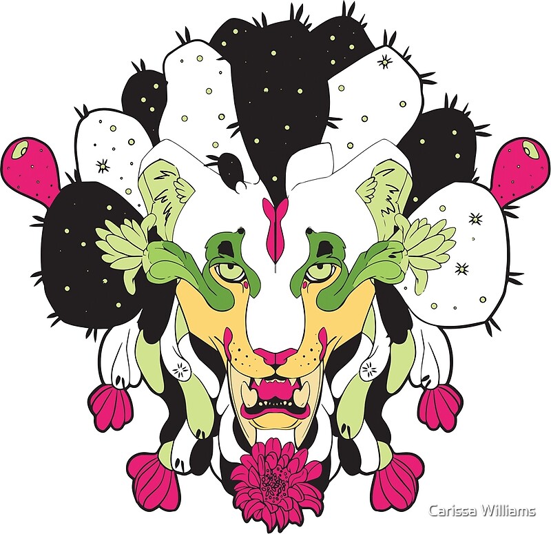 "Cactus Lion" by carissa williams | Redbubble