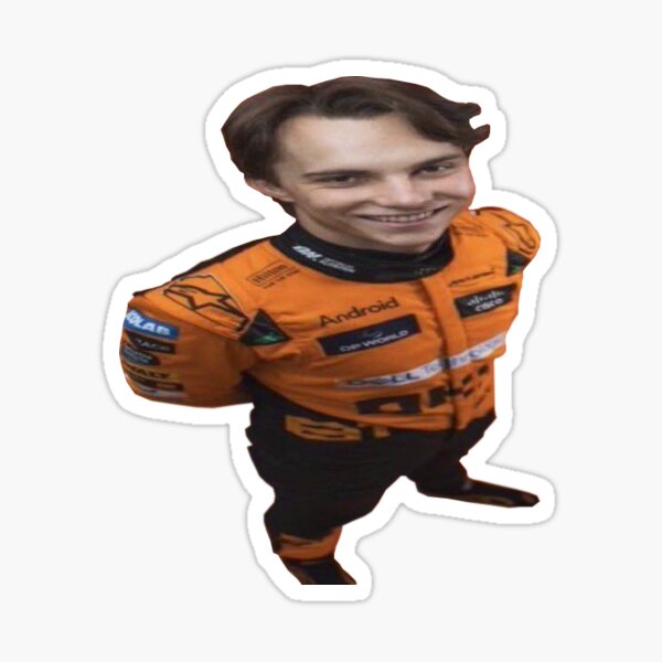 "Oscar Piastri standing menacingly " Sticker for Sale by alonsauce-14 ...