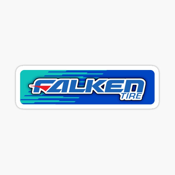 "Falken Tires Logo & Pattern" Sticker for Sale by OriginWave | Redbubble