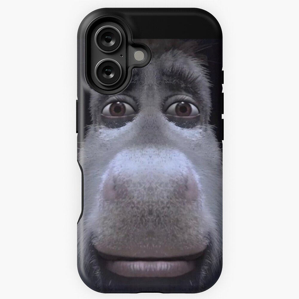 "Donkey Stare Meme Shrek Funny 1000 yard stare" Sticker for Sale by ...