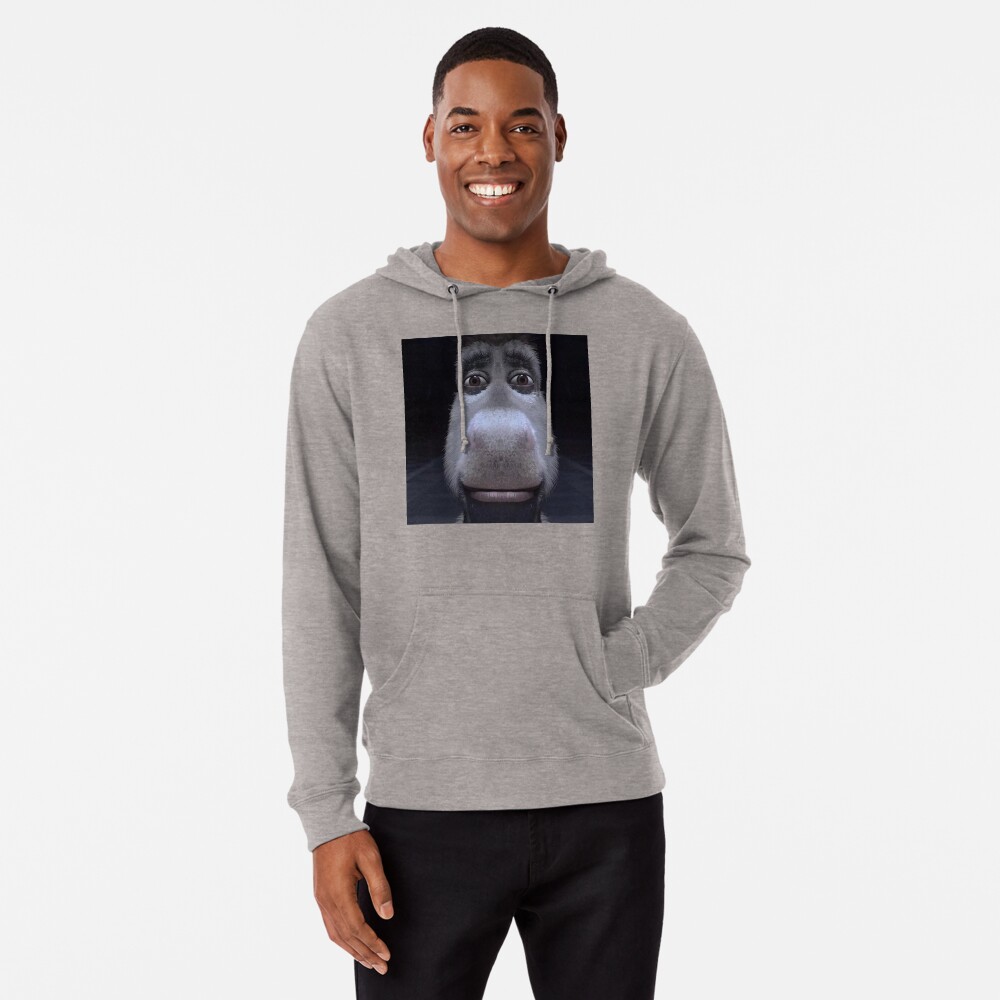 "Donkey Stare Meme Shrek Funny 1000 yard stare" Sticker for Sale by ...