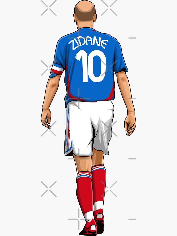 "Zinedine Zidane" Sticker for Sale by Aldduardo | Redbubble