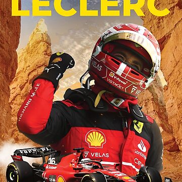 "Charles Leclerc Racing" Poster for Sale by Dkvil | Redbubble