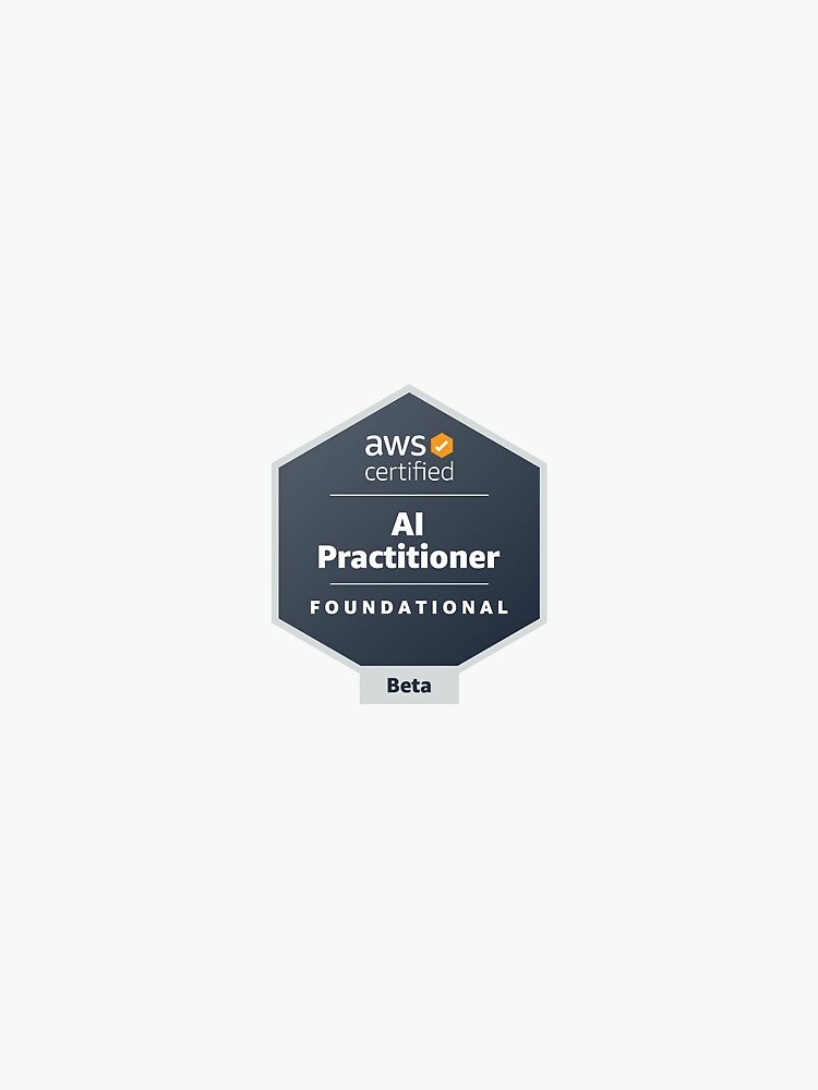 "AWS Certification Badge - AI Practitioner - Foundational (Beta ...