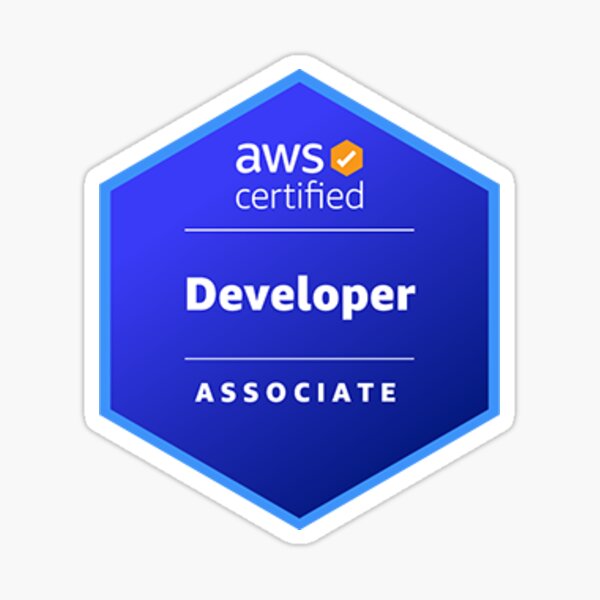 "AWS Certification Badge - Developer - Associate" Sticker by ...