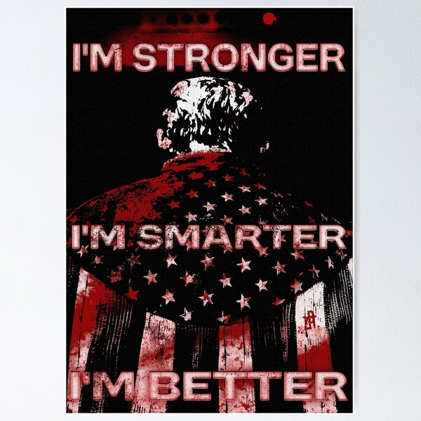 "Homelander Brutalism with text" Poster for Sale by DPZT | Redbubble