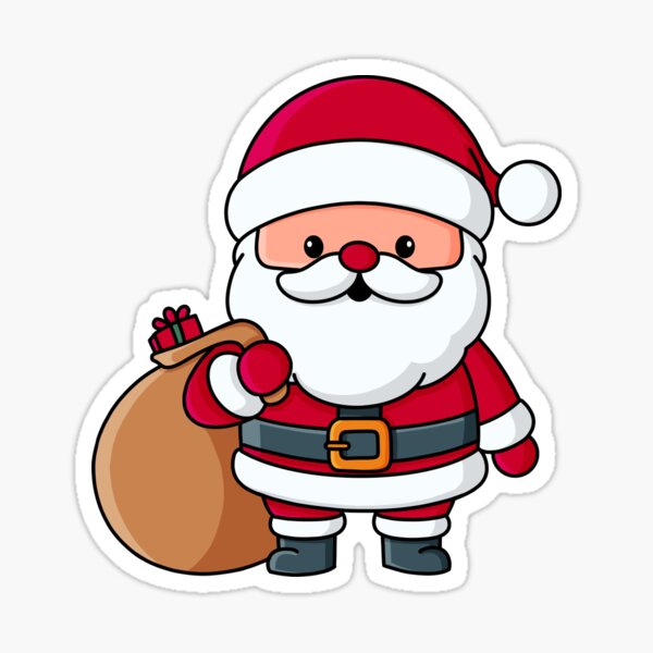 "Santa claus " Sticker for Sale by celeboxs | Redbubble