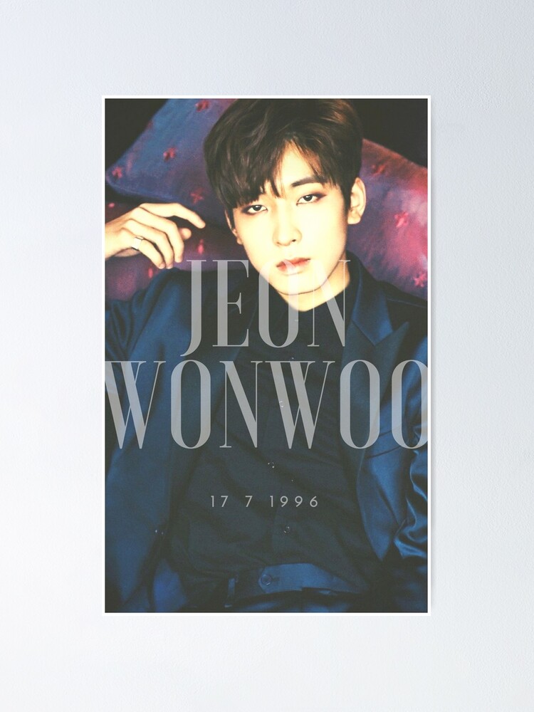 "SEVENTEEN Wonwoo Plakat" Poster von AegyoKings | Redbubble
