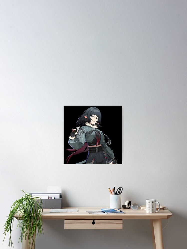 "Jane Doe Zenless Zone Zero Sticker Jane Doe zzz Decals Waifu" Poster ...