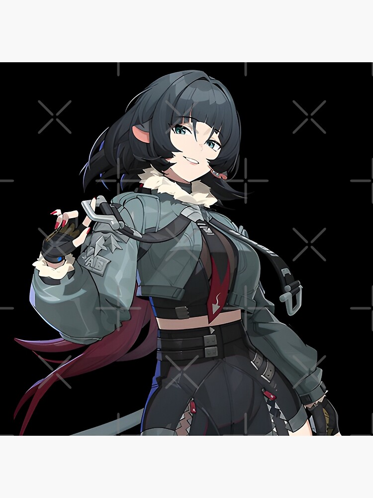 "Jane Doe Zenless Zone Zero Sticker Jane Doe zzz Decals Waifu" Poster ...