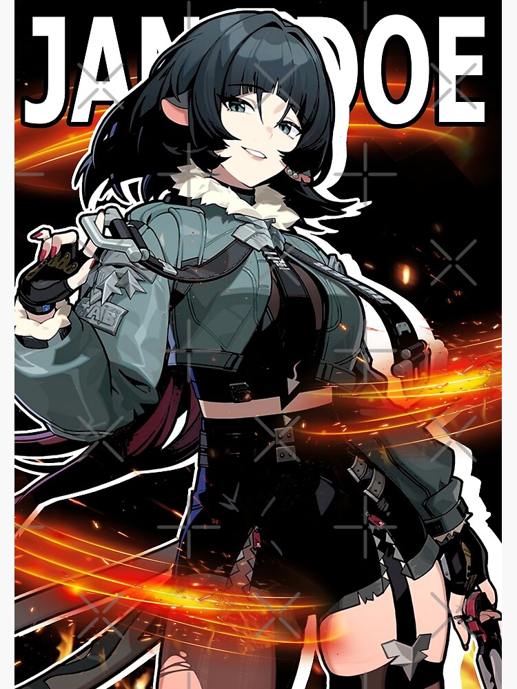 "Jane Doe Shirt Zenless Zone Zero t shirt Jane Doe zzz stickers decals ...