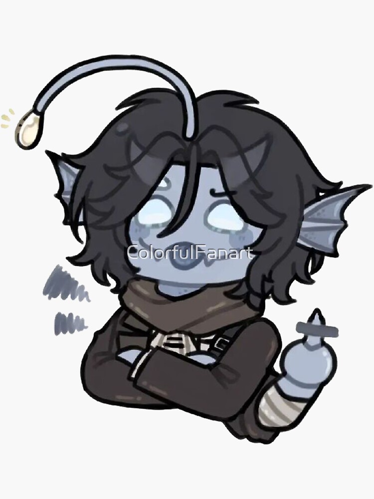 "Sebastian Solace" Sticker for Sale by ColorfulFanart | Redbubble