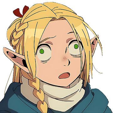 "Delicious in Dungeon Marcille Meme" Sticker for Sale by Greedish ...