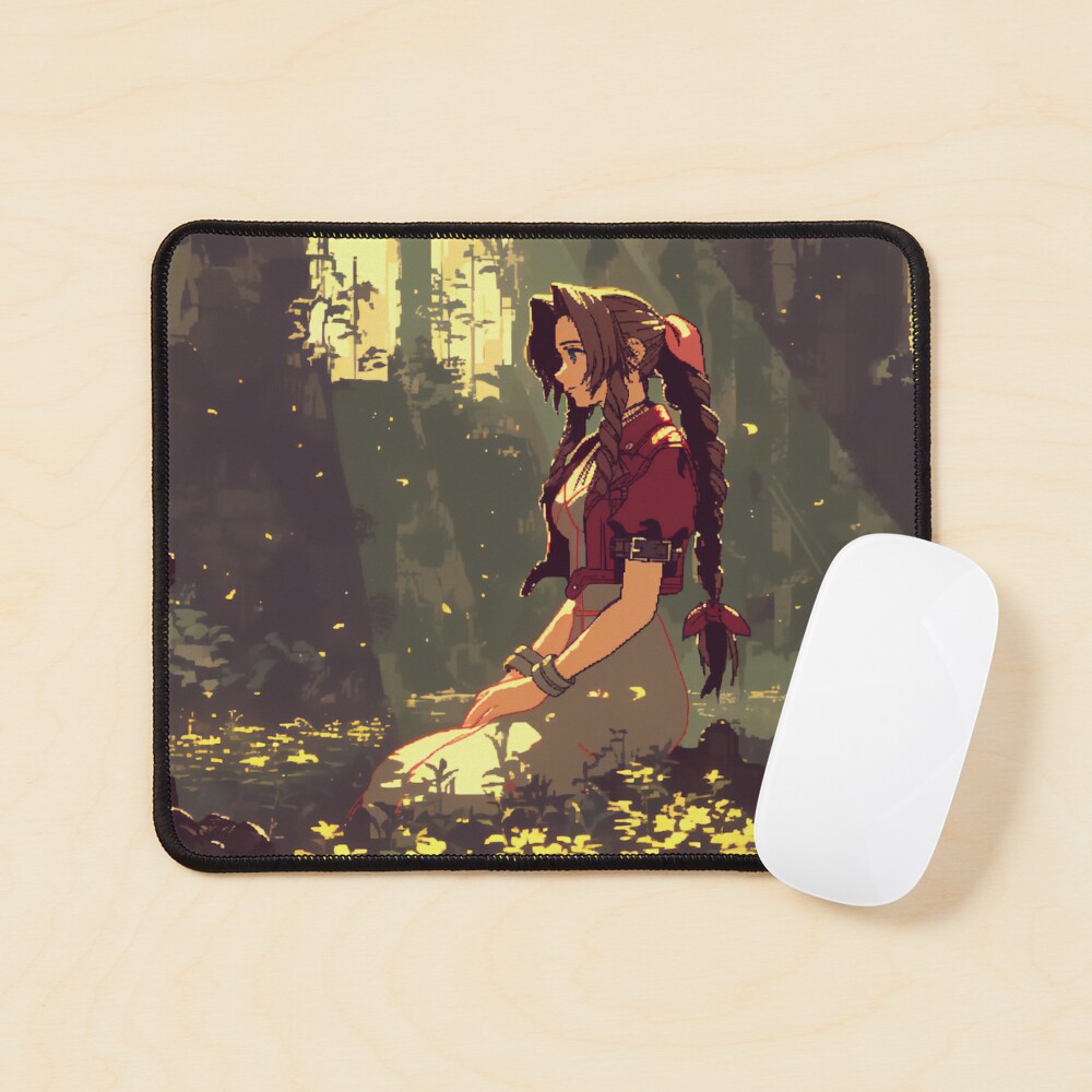 "Aerith Pixel Art" Poster for Sale by SchellStation | Redbubble