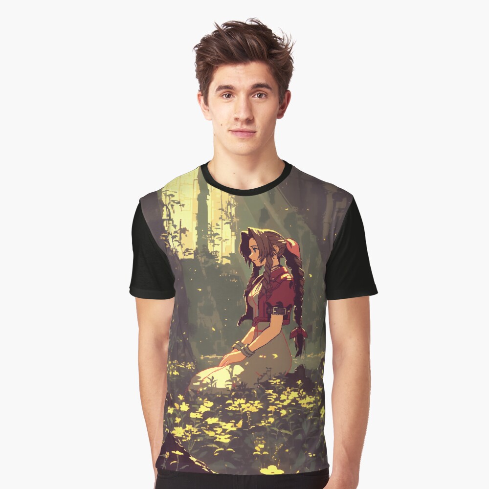 "Aerith Pixel Art" Poster for Sale by SchellStation | Redbubble
