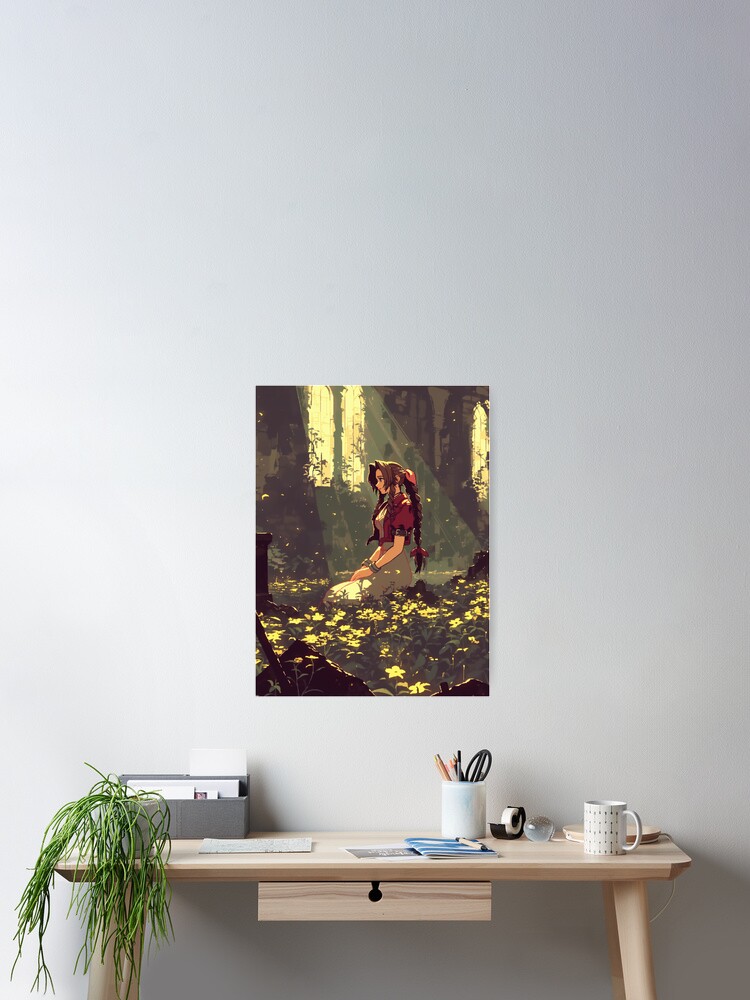 "Aerith Pixel Art" Poster for Sale by SchellStation | Redbubble