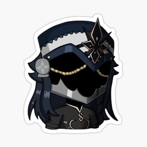 "chibi capitano from genshin impact " Sticker for Sale by jackieReenz ...