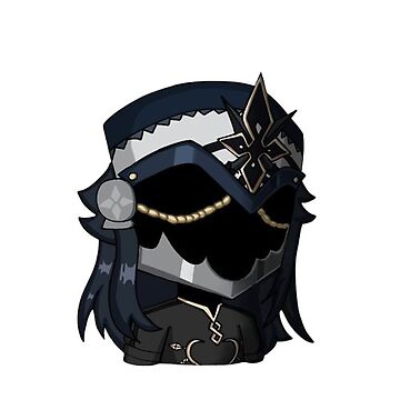 "chibi capitano from genshin impact " Sticker for Sale by jackieReenz ...