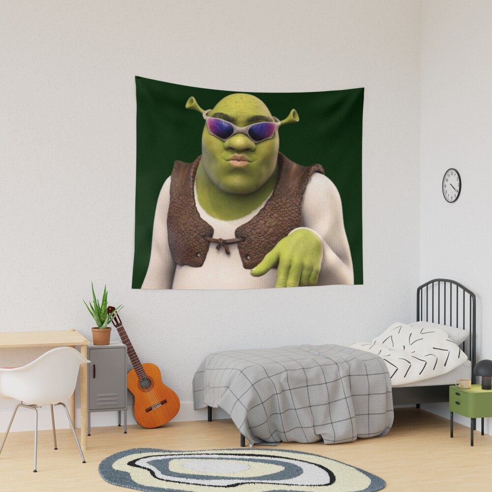 "Shrek Sassy Queen Slay Meme From Shrek Green Ogre Man " Art Print for ...