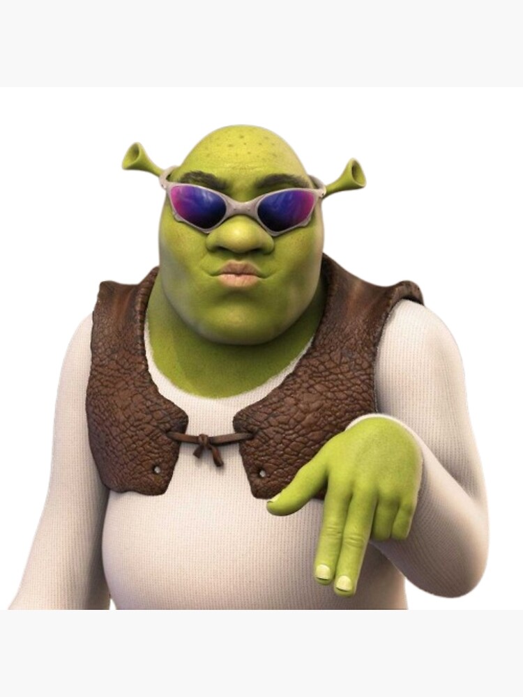 "Shrek Sassy Queen Slay Meme From Shrek Green Ogre Man " Art Print for Sale by Neesu | Redbubble