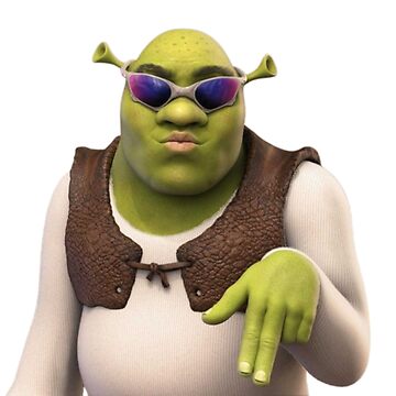 "Shrek Sassy Queen Slay Meme From Shrek Green Ogre Man " Art Print for ...