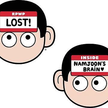 "RPWP Lost! and Inside NJ's Brain" Sticker for Sale by daphinteresting ...