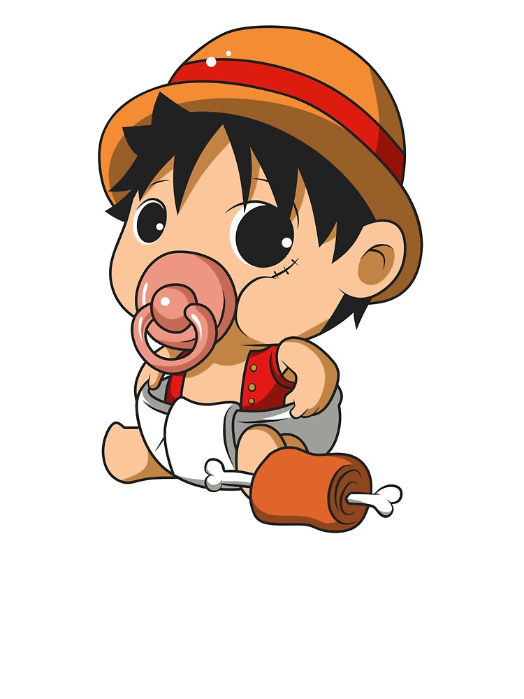 "BABY MONKEY D LUFFY" Baby One-Piece for Sale by VixieHqttori | Redbubble