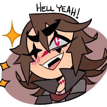 "Hell Yeah! Cain" Sticker for Sale by Dedmerath | Redbubble
