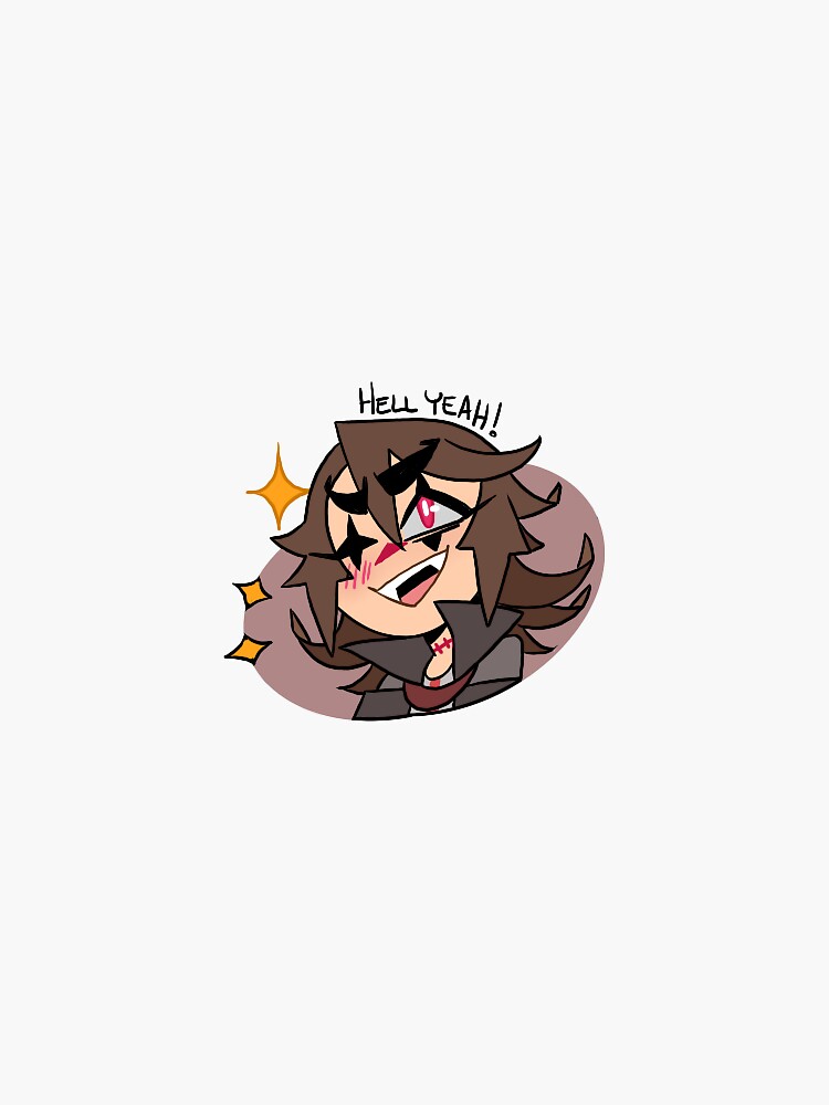 "Hell Yeah! Cain" Sticker for Sale by Dedmerath | Redbubble