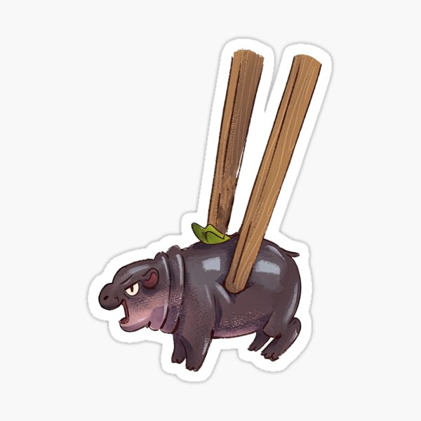 "Moo Deng Fan Art" Sticker for Sale by LauriaJayme | Redbubble