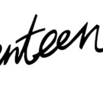 "Seventeen " Sticker for Sale by hisemaj | Redbubble