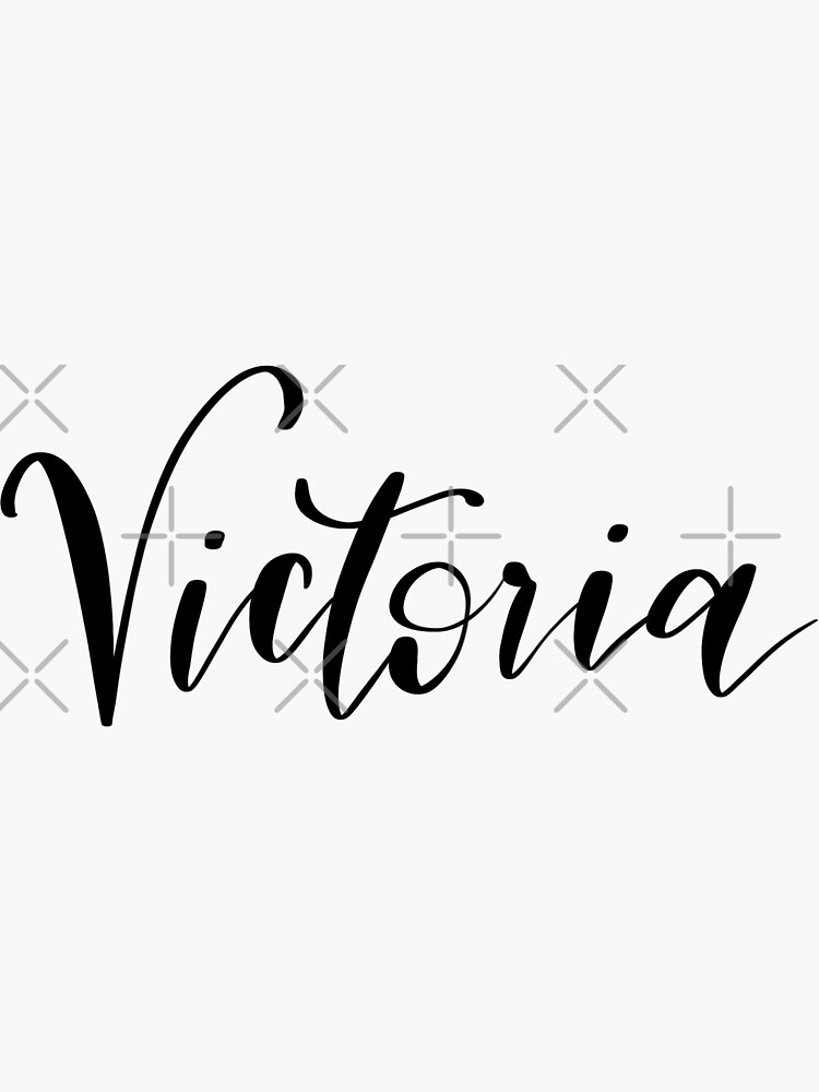 "Victoria " Sticker for Sale by ellietography | Redbubble